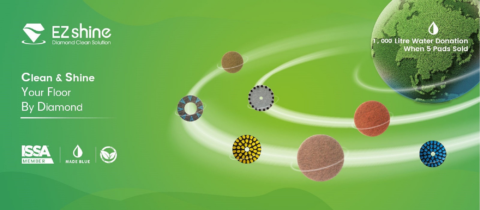 Diamond Polishing Pads,Floor Cleaning Pads,Floor Pads | EZshine